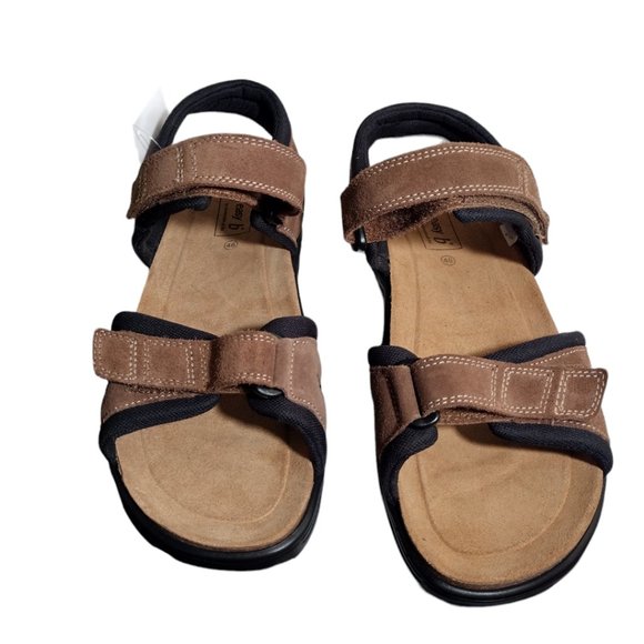 DB Shoes | Shoes | Db Shoes Mens Suede Ramsey Sandals Brown 1 4e Wide ...